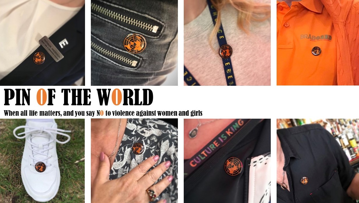 PIN OF THE WORLD – ORANGEDAYMC